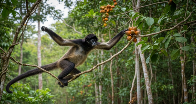 Monos araña, los dispersores clave del bosque tropical | Proyecto ...